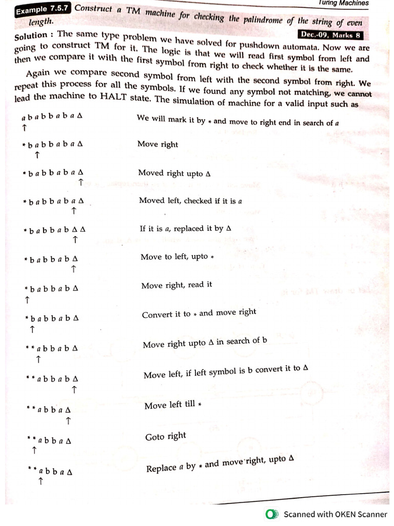 Unit 4 Turing Machine Problems and Logic | PDF
