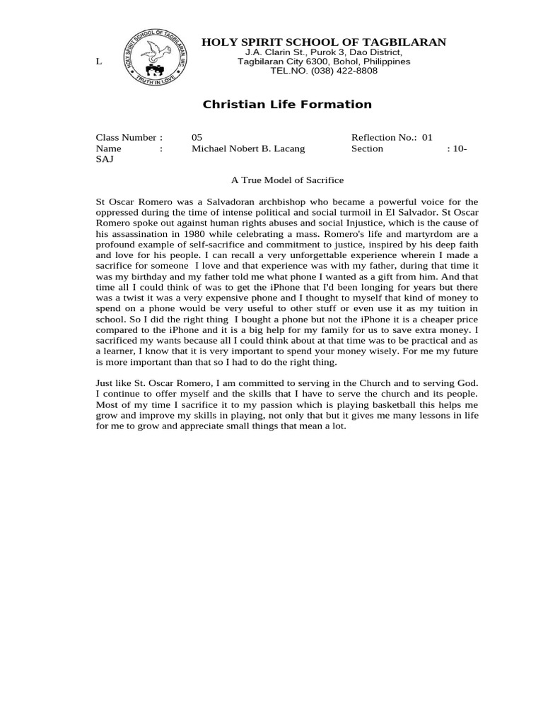 CLF Reflection | PDF