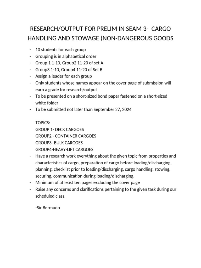 Seam3 Prelim Research Output | PDF