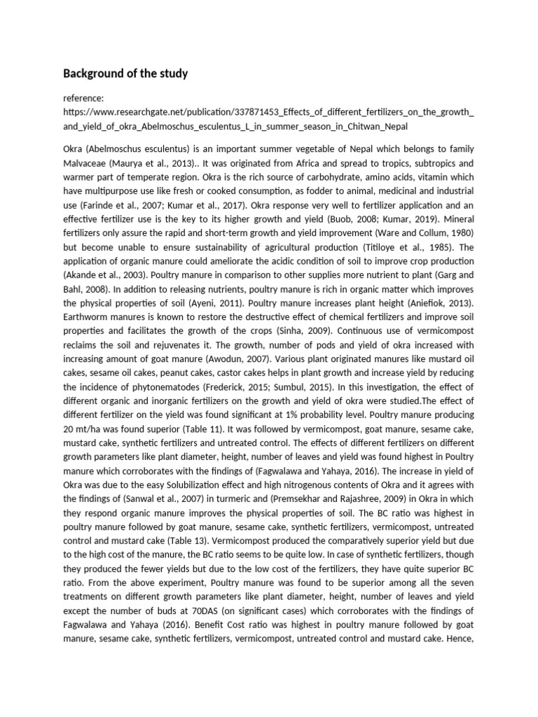 Background of T-WPS Office | PDF | Fertilizer | Agriculture