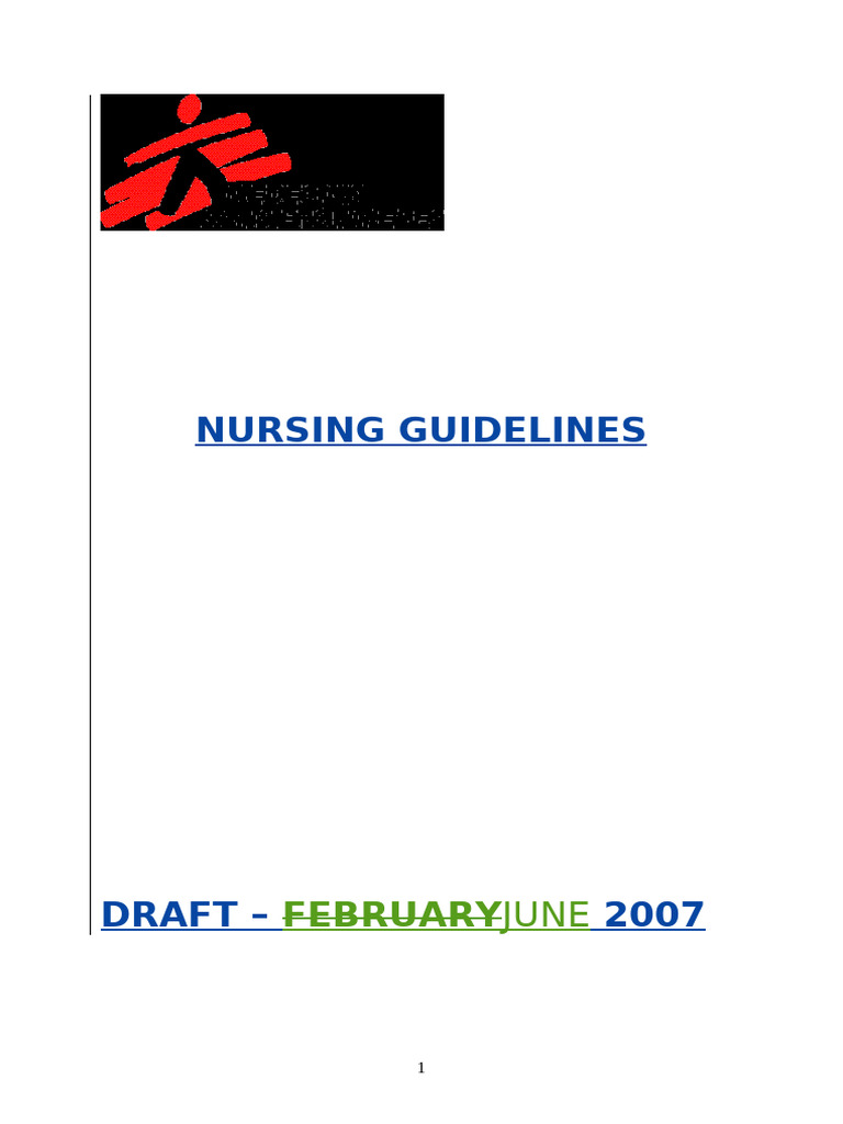 Nursing Guidelines | PDF | Blood Pressure | Intravenous Therapy