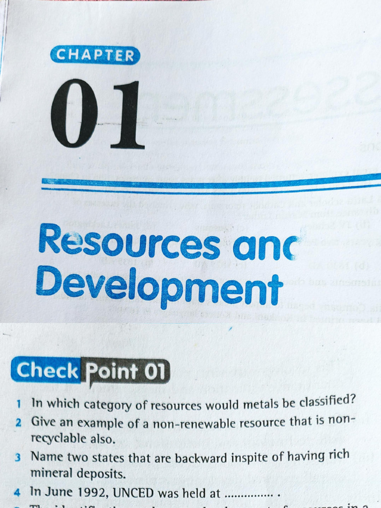 Resources and Development | PDF