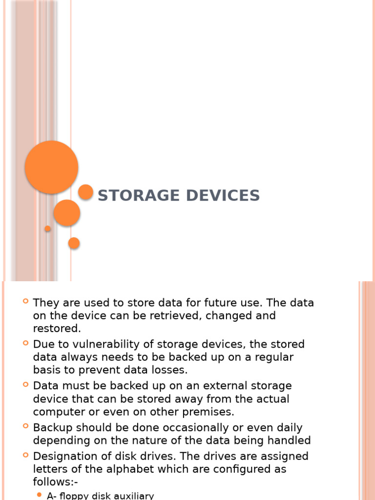 Storage Devices | PDF | Hard Disk Drive | Computer Data Storage