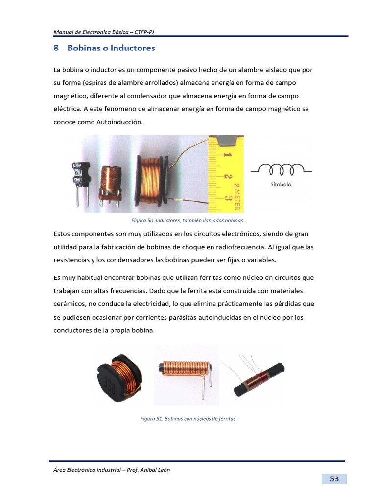Bobinas | PDF | Inductor | Transformador