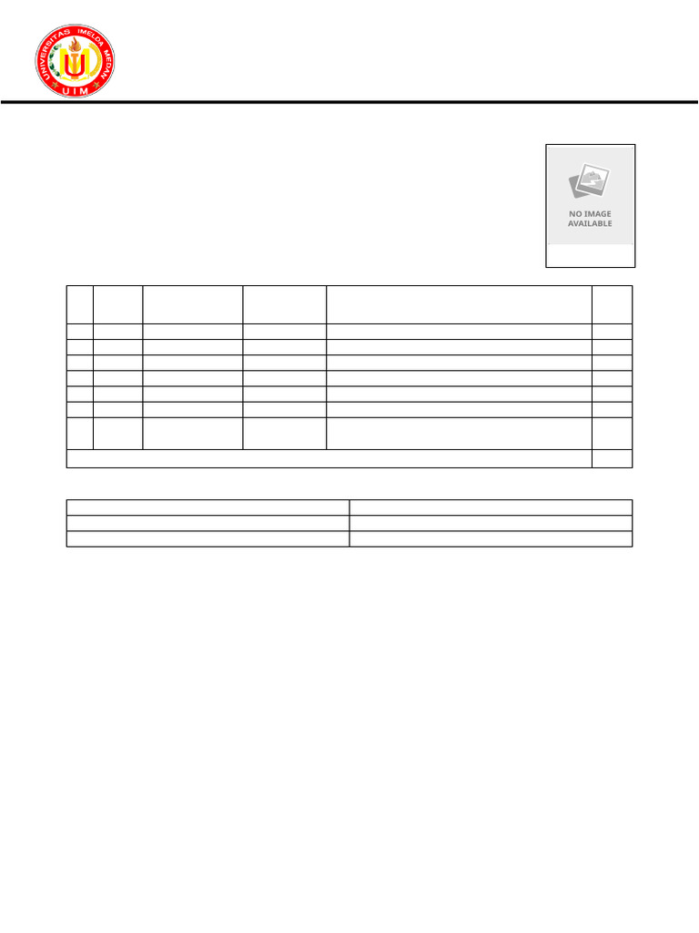 Universitas Imelda Medan (Uim) : Kartu Rencana Studi (KRS) | PDF