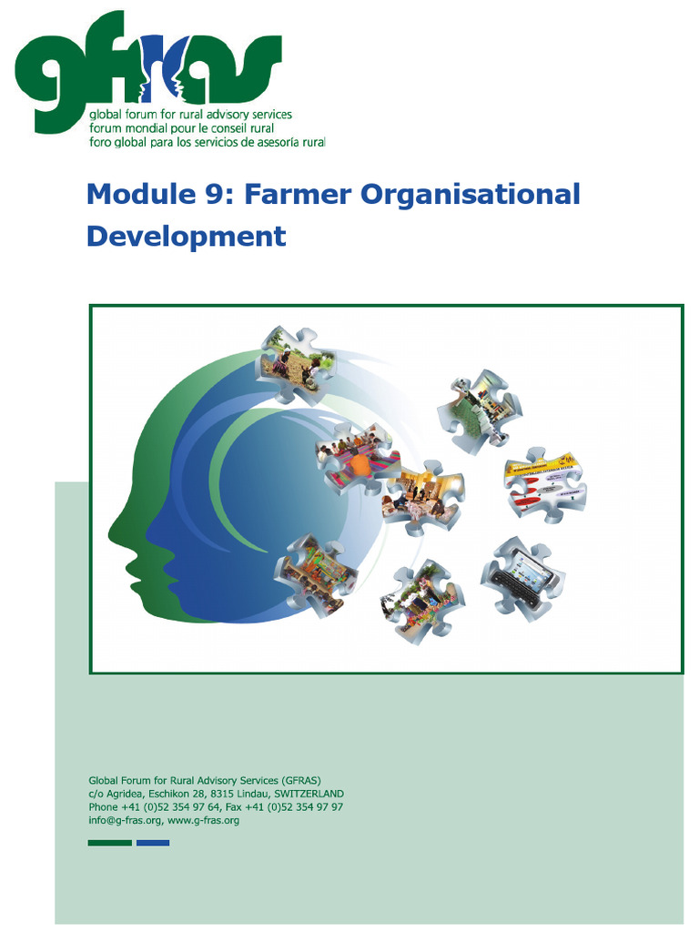 GFRAS NELK M9 Farmer Organisational Dev-Manual | PDF | Cooperative | Policy