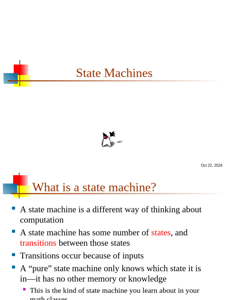 17 State Machines | PDF | Computer Programming | Computing