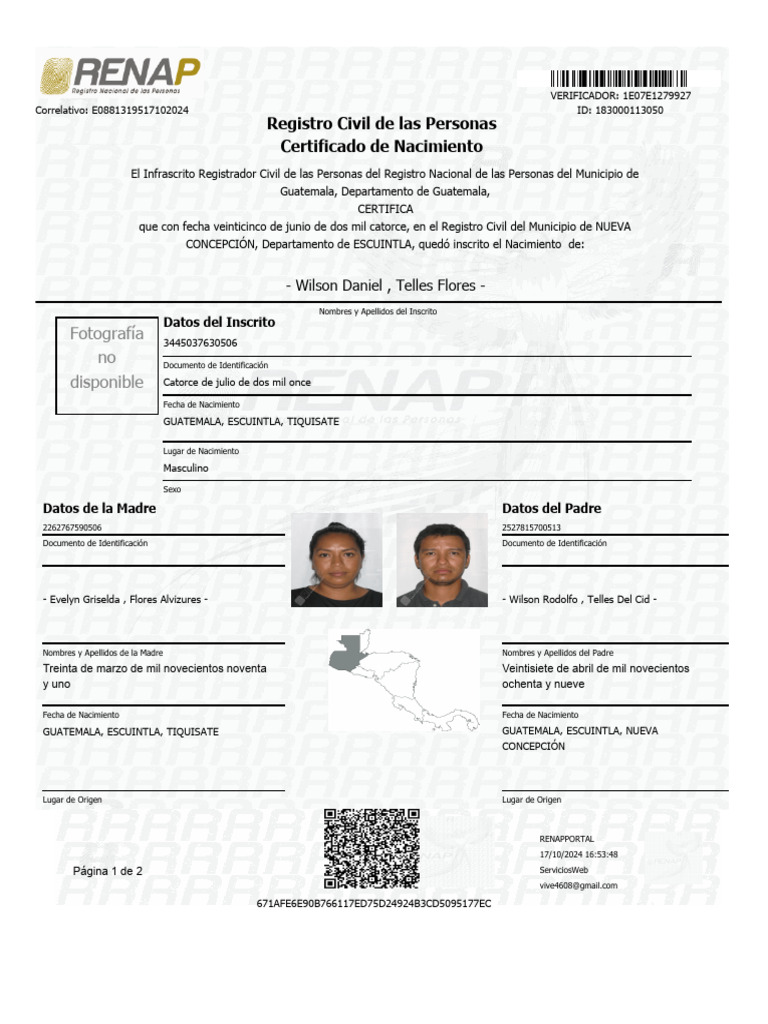 FE DE EDAD | PDF | Autenticación