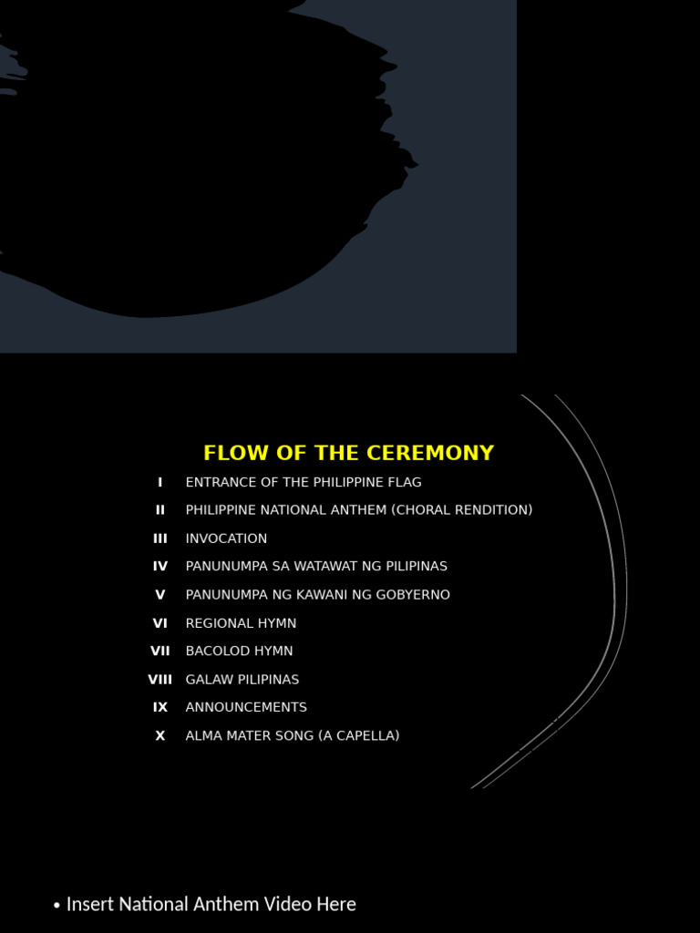 Philippine Flag Ceremony Flow | PDF | Philippines
