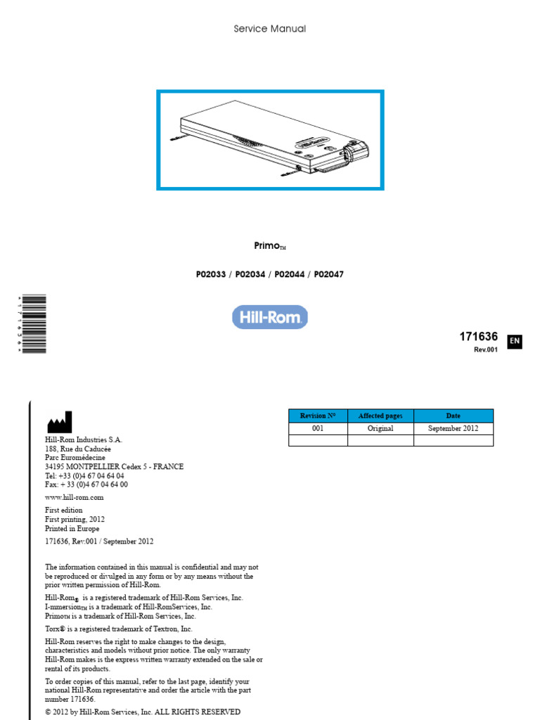 Primo User and Service Manual 1716361 | PDF | Waste | Recycling