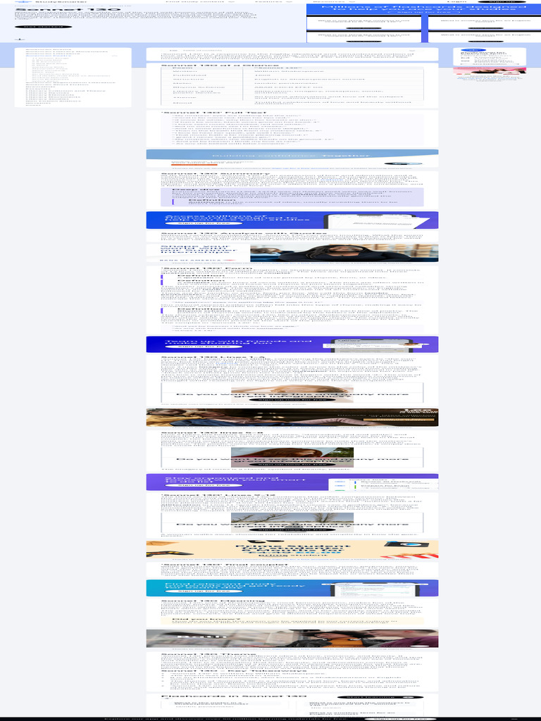 Sonnet 130 Meaning, Summary & Shakespeare StudySmarter | PDF | Poetry | Stanzaic Form