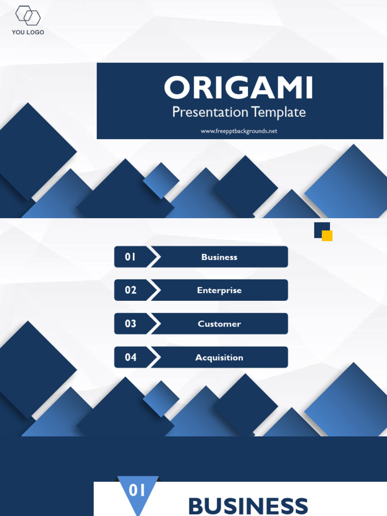 Origami Presentation Template | PDF