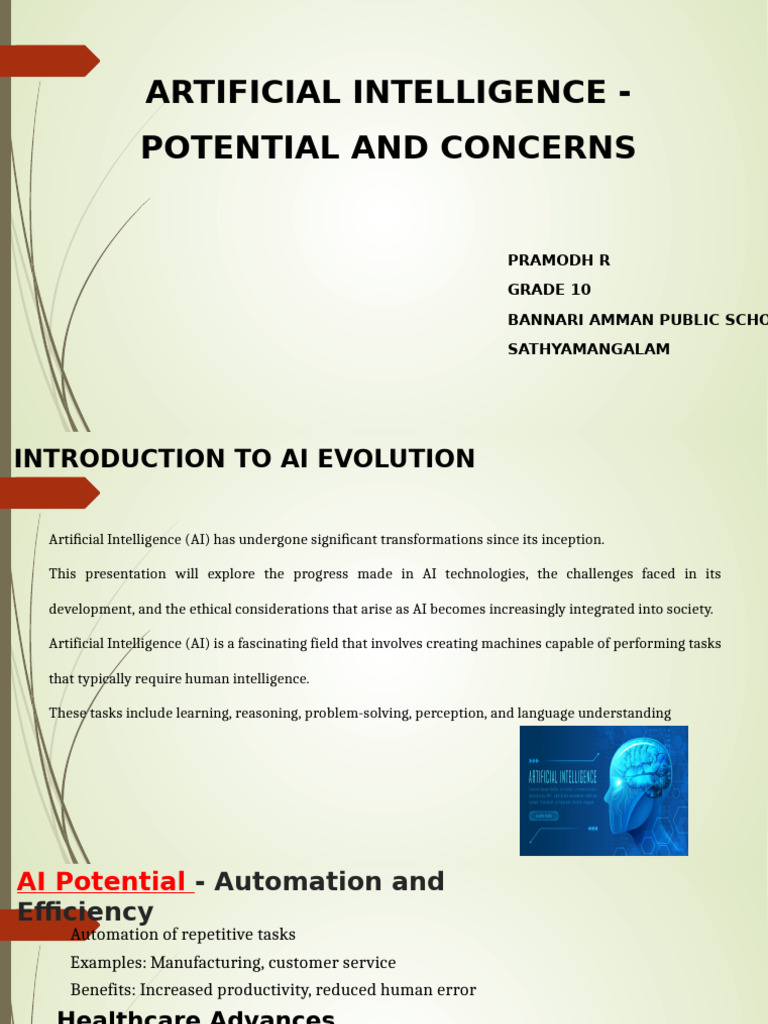 Baps Ai Potentials and Concerns | PDF | Artificial Intelligence ...