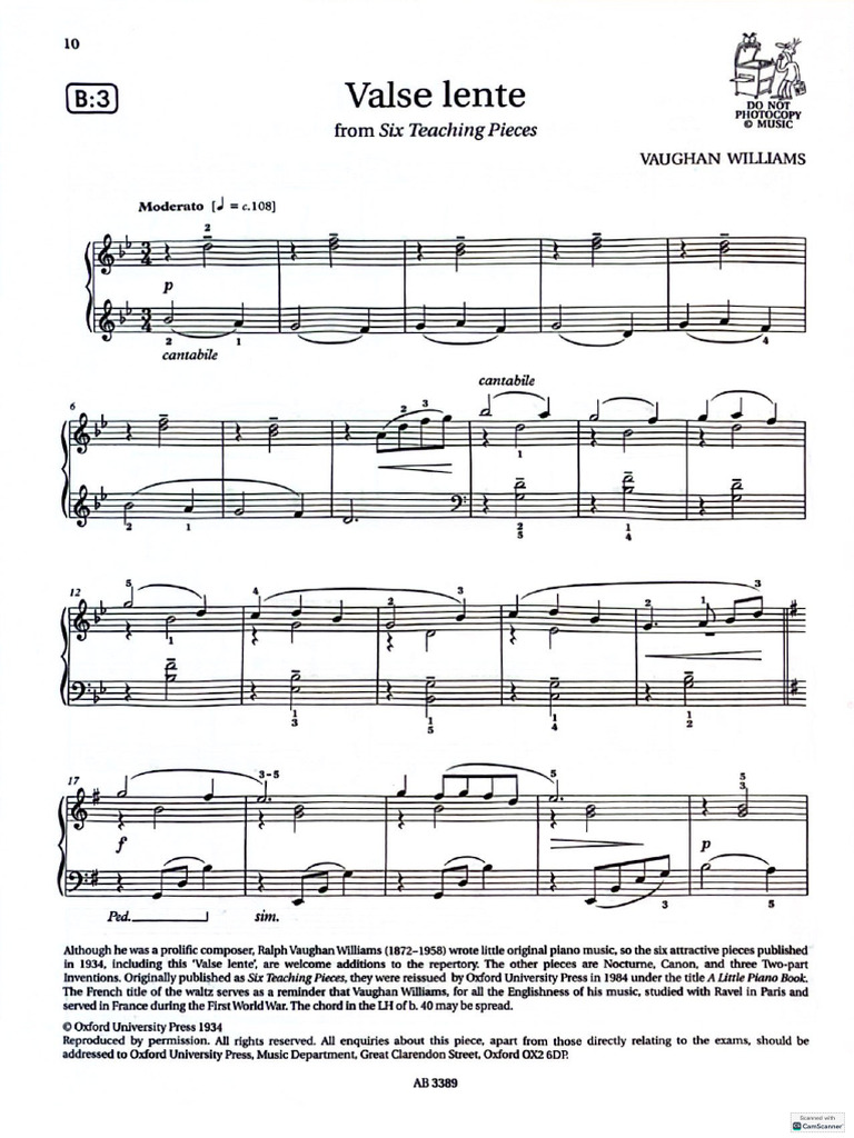 G4 B16 Valse Lente | PDF