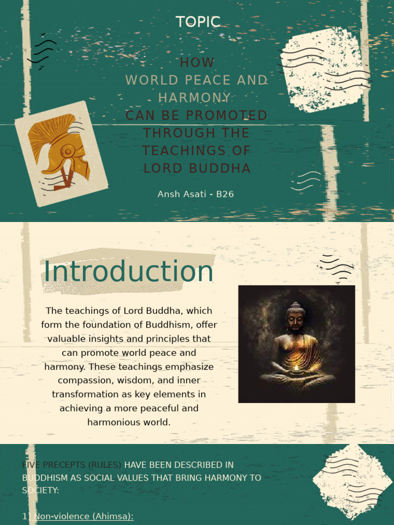 World peace and harmony | PDF | Mindfulness | Compassion