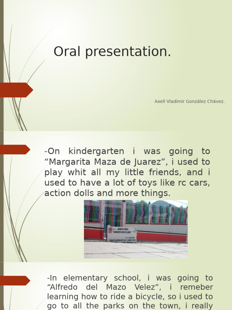 Oral Presentation | PDF