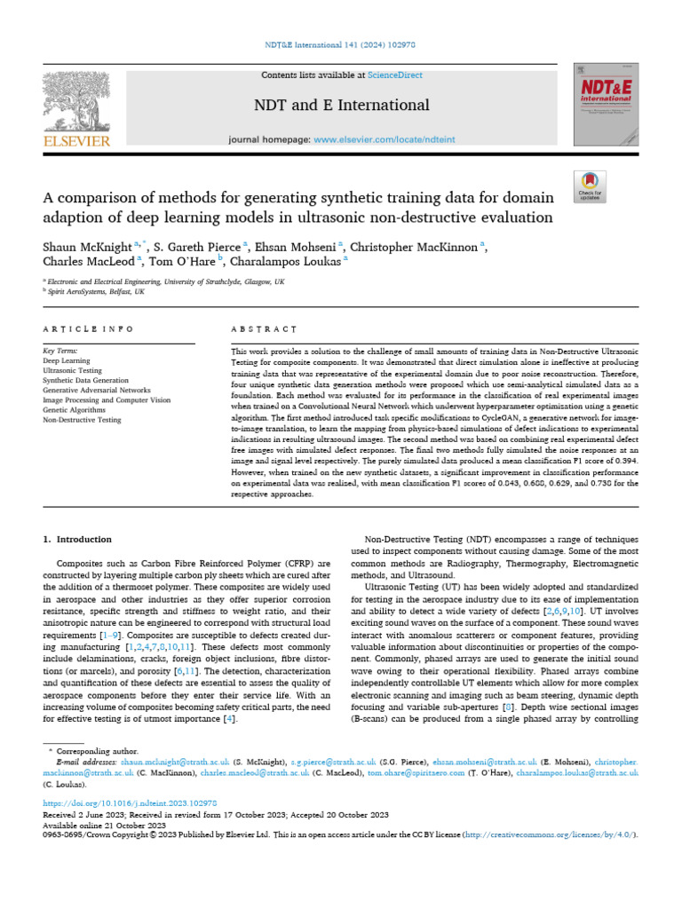 A Comparison of Methods For Generating Synthetic Training Data For ...