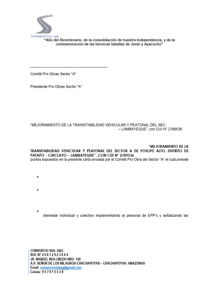 Carta 17 Respuesta Comite | PDF