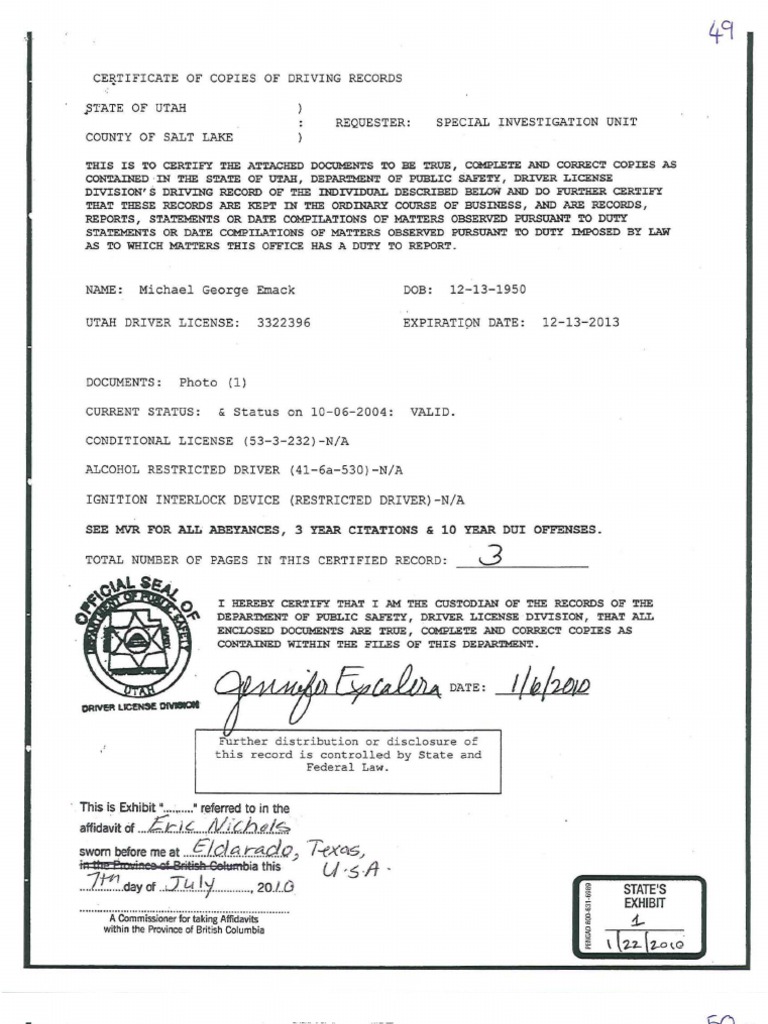 Exhibits From The Plea Deal of Michael Emack | PDF | Plea | Fine (Penalty)