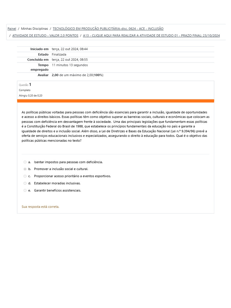 A13 - CLIQUE AQUI PARA REALIZAR A ATIVIDADE DE ESTUDO 01 - PRAZO FINAL - 23 - 10 - 2024 ...