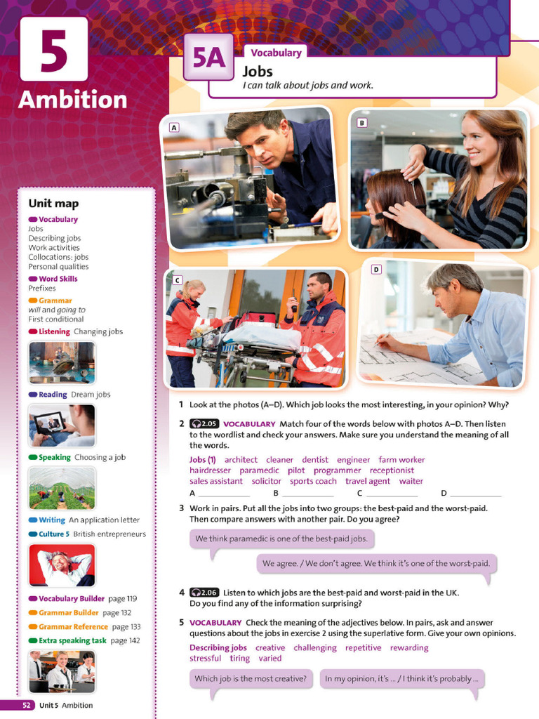 Solutions 3rd Ed Pre-Intermediate Jobs | PDF