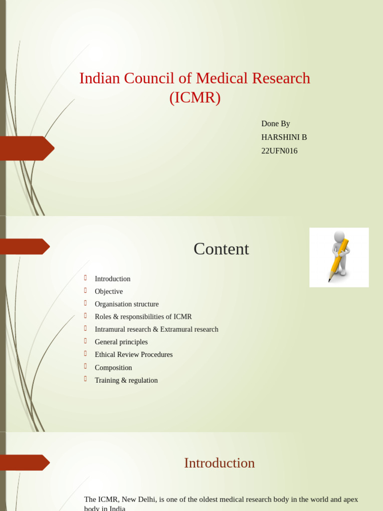 ICMR | PDF | Health Care | Medicine