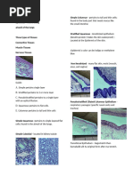 Tissues Drawing | PDF