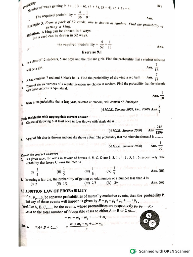 practice Questions Mathematics 3 | PDF