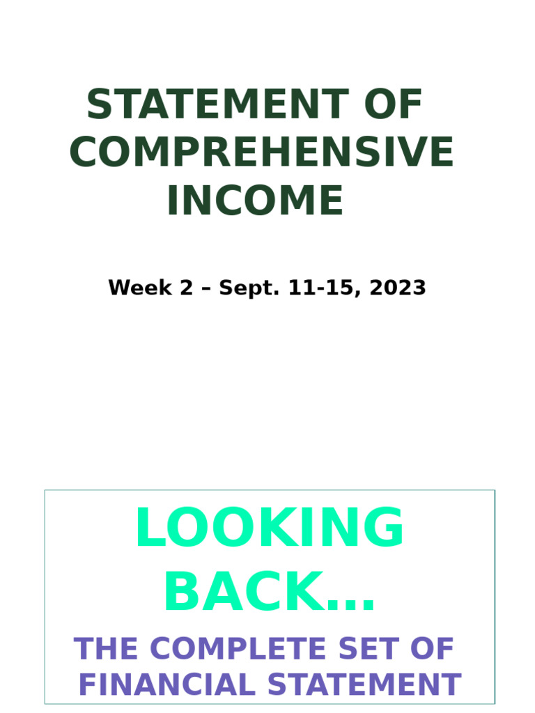 Sci Income Statement Students | PDF | Expense | Net Income