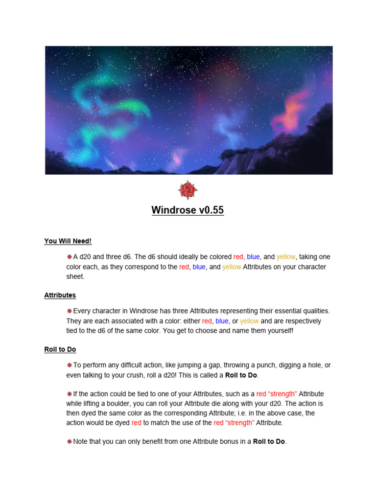 Windrose v.55 | PDF | Dice