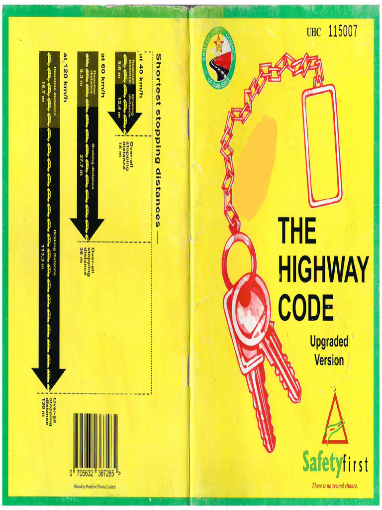 Zimbabwe Highway Code 2017 Update Version | PDF
