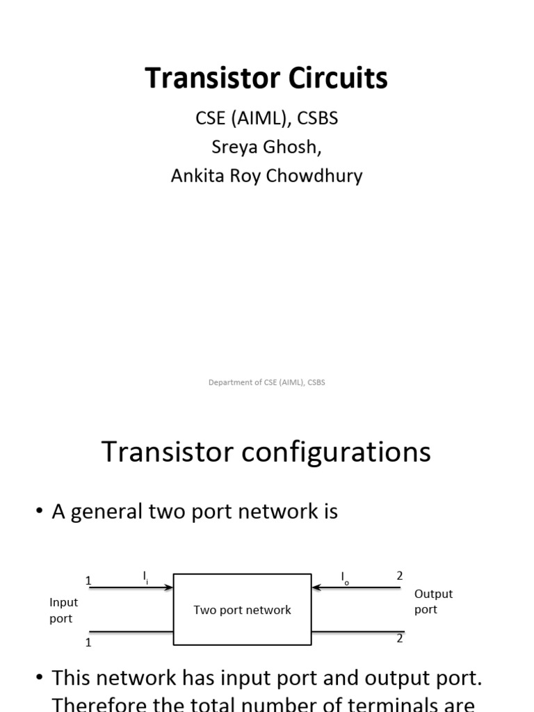 Transistor Circuits | PDF | Amplifier | Bipolar Junction Transistor