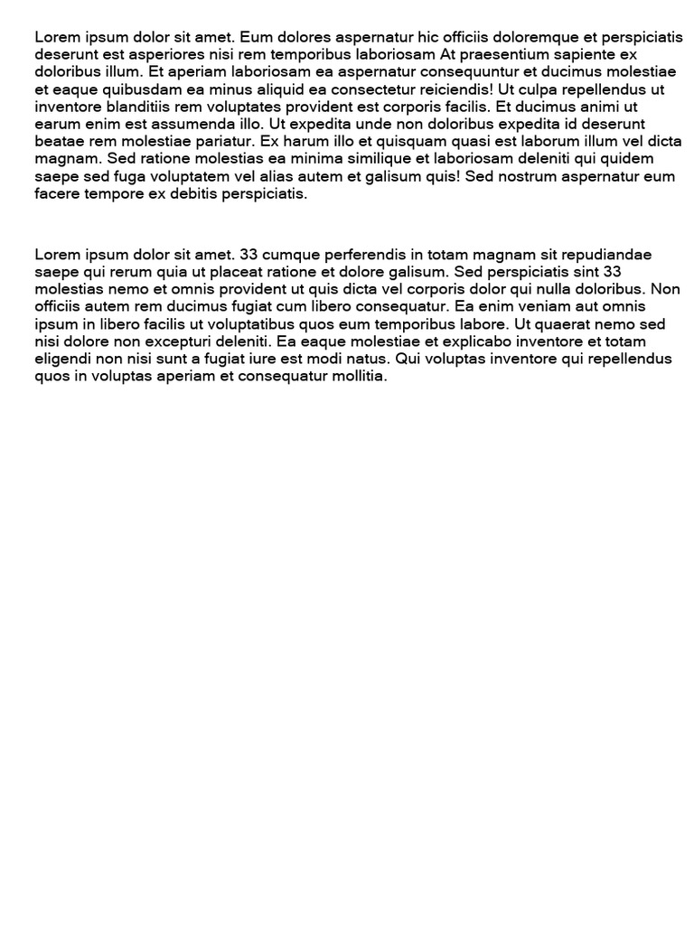 Ipsum Lorem Sample | PDF