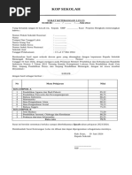Format Surat Keterangan Lulus SD 2025 | PDF