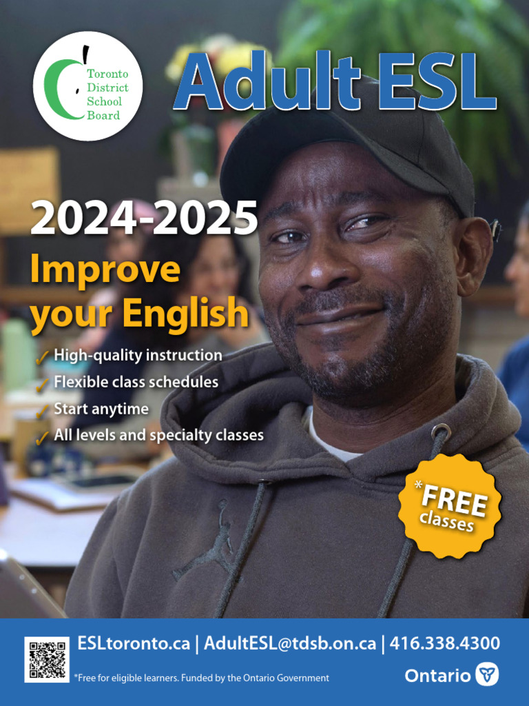 ESL Brochure 2024 2025 1 | PDF | English As A Second Or Foreign ...