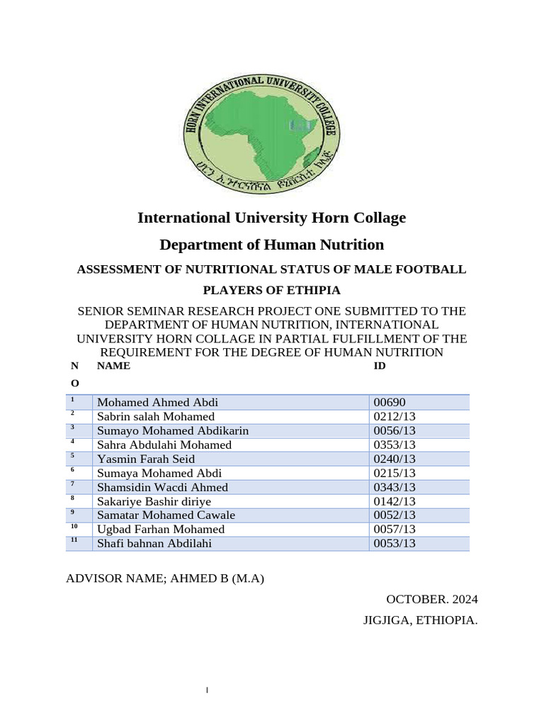 Moha Last Draft. | PDF | Glycemic Index | Fat