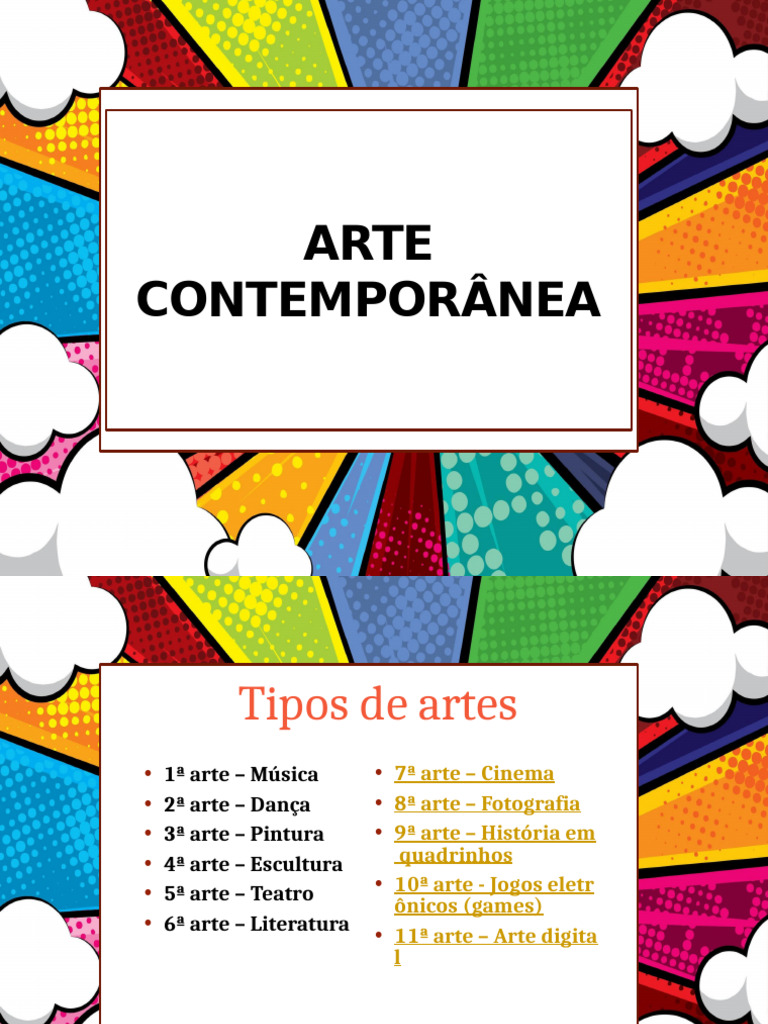 Movimentos da Arte Contemporânea | PDF | Arte de rua | As artes