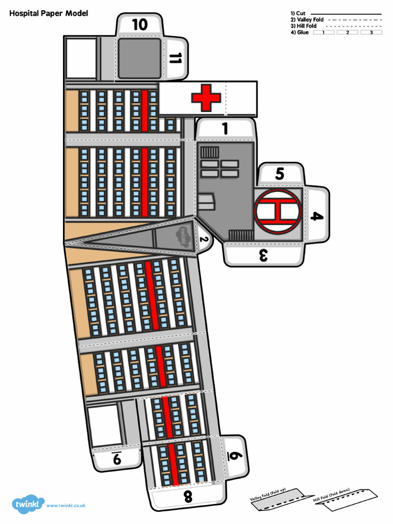 T-T-25559-3D-Hospital-Paper-Model-Activity | PDF