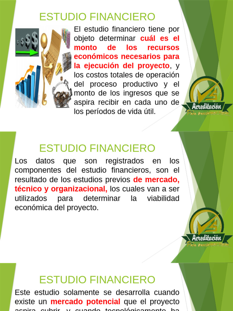 Presentacion Estudio Financiero | PDF | Estado de resultados | Business
