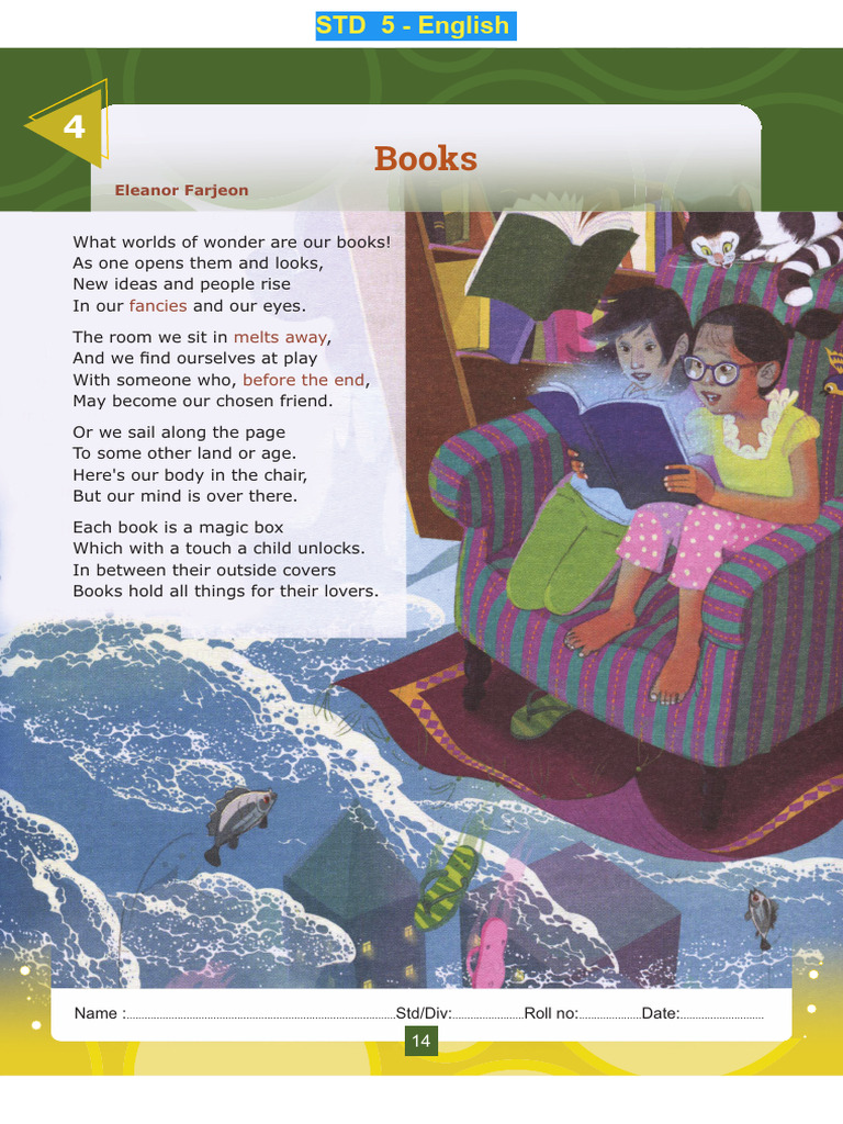 STD 5 - English - Books | PDF