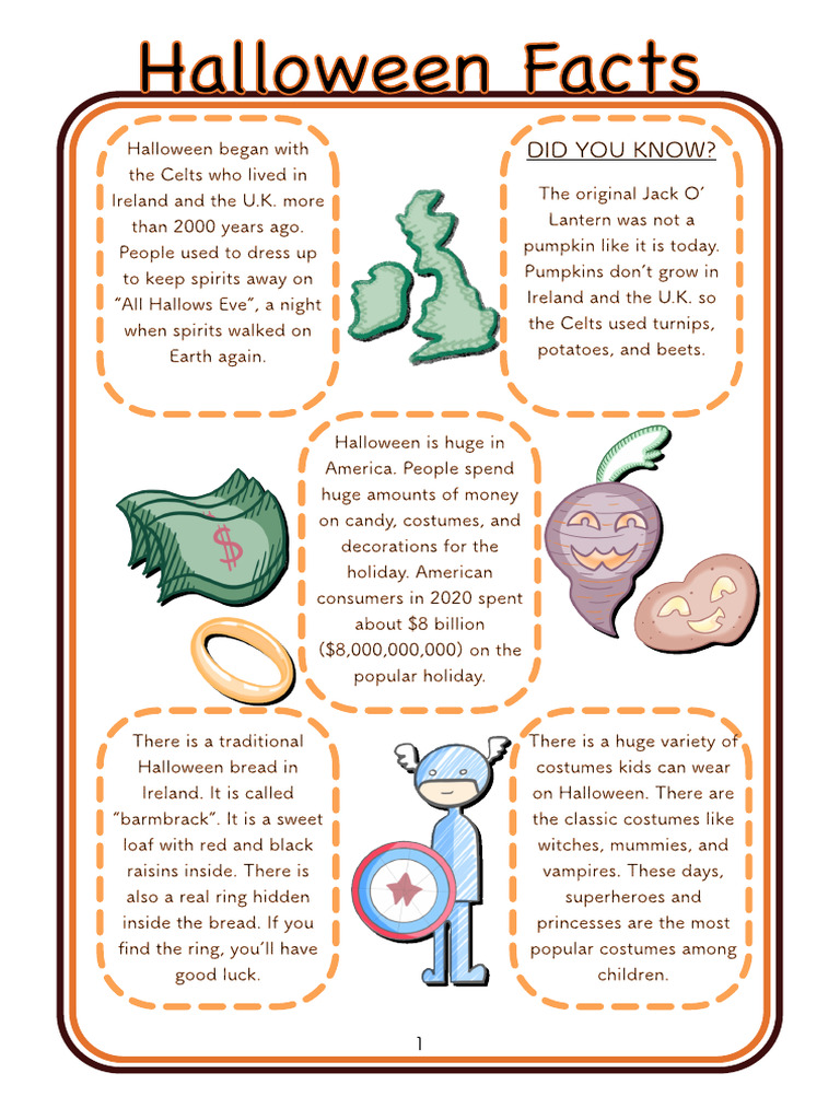 Kids Halloween Worksheet | PDF | Monsters | Halloween