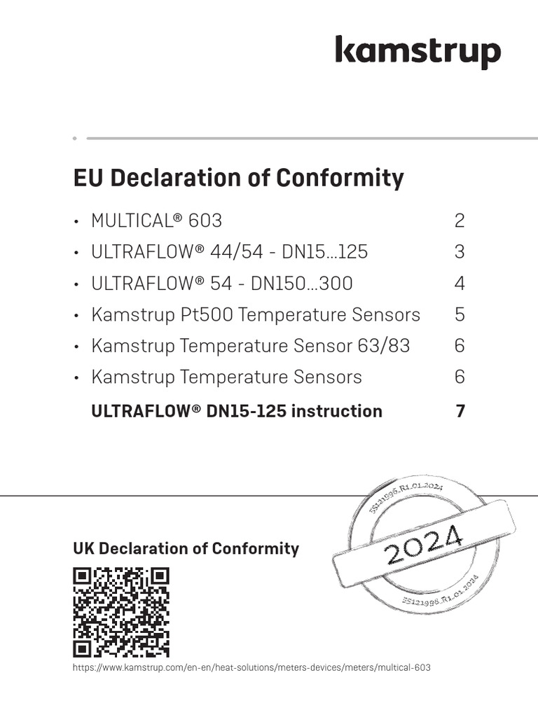 Ultraflow 54 DN150-300 | PDF | Regulation