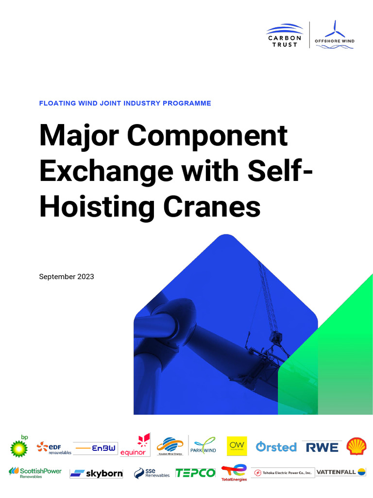 Major Component Exchange in Floating Wind | PDF | Crane (Machine ...