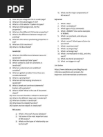 COC Web Development and Database Administration Questions | PDF