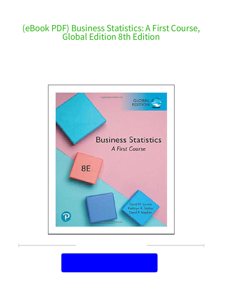(Ebook PDF) Business Statistics: A First Course, Global Edition 8Th Edition | PDF | Regression ...