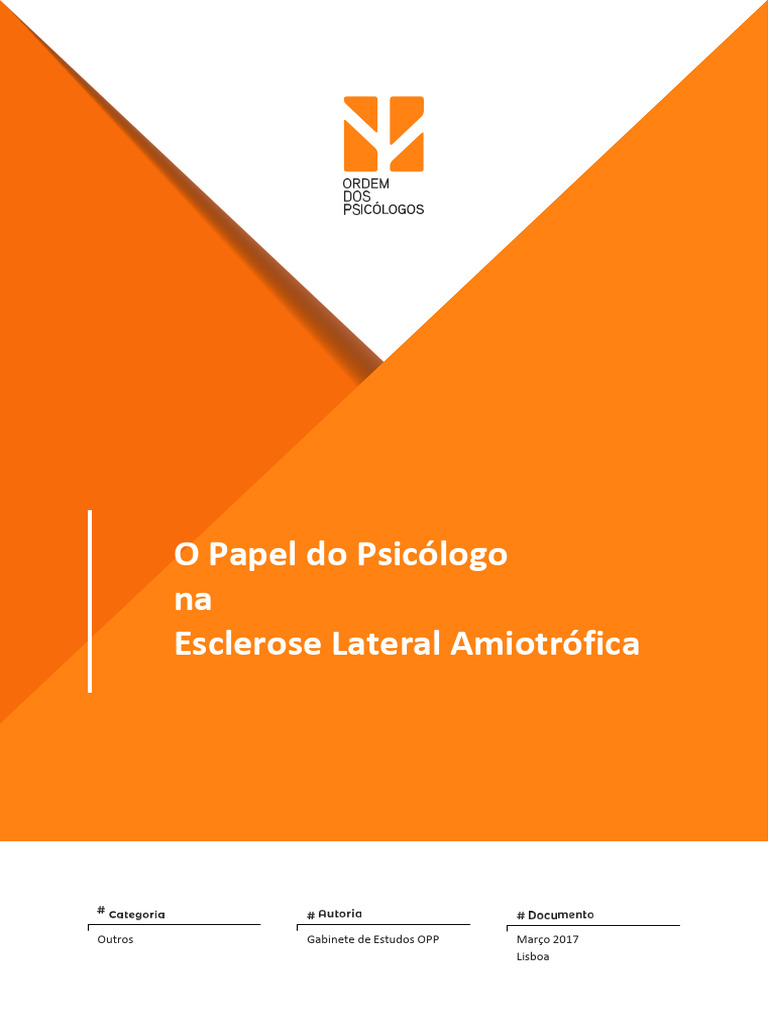 O Papel Do Psic Logo Na Esclerose Lateral Amiotr Fica Ocred | PDF ...