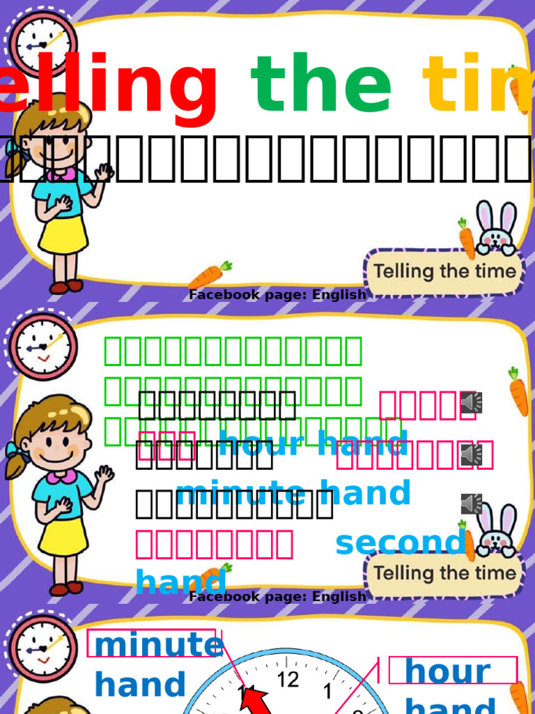 Telling The Time | PDF