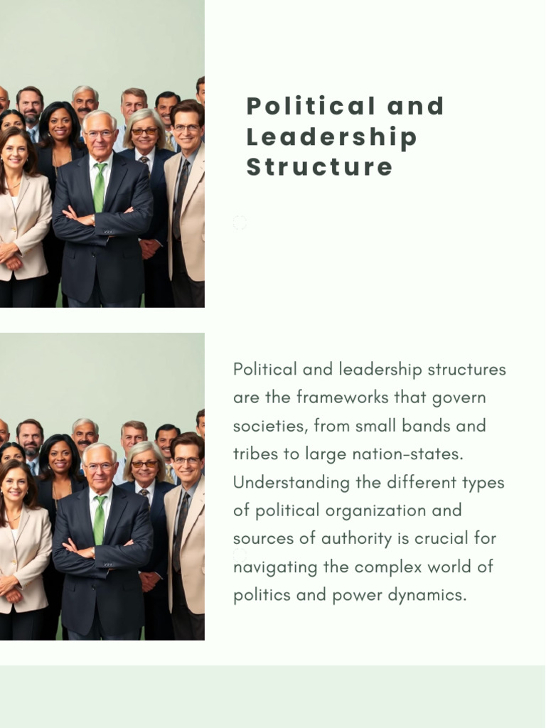 Political and Leadership Structures | PDF | Power (Social And Political ...