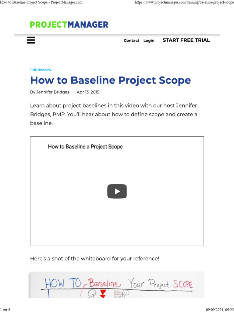 How To Baseline Project Scope - ProjectManager | PDF How To Baseline Project Scope - ProjectManager | PDF