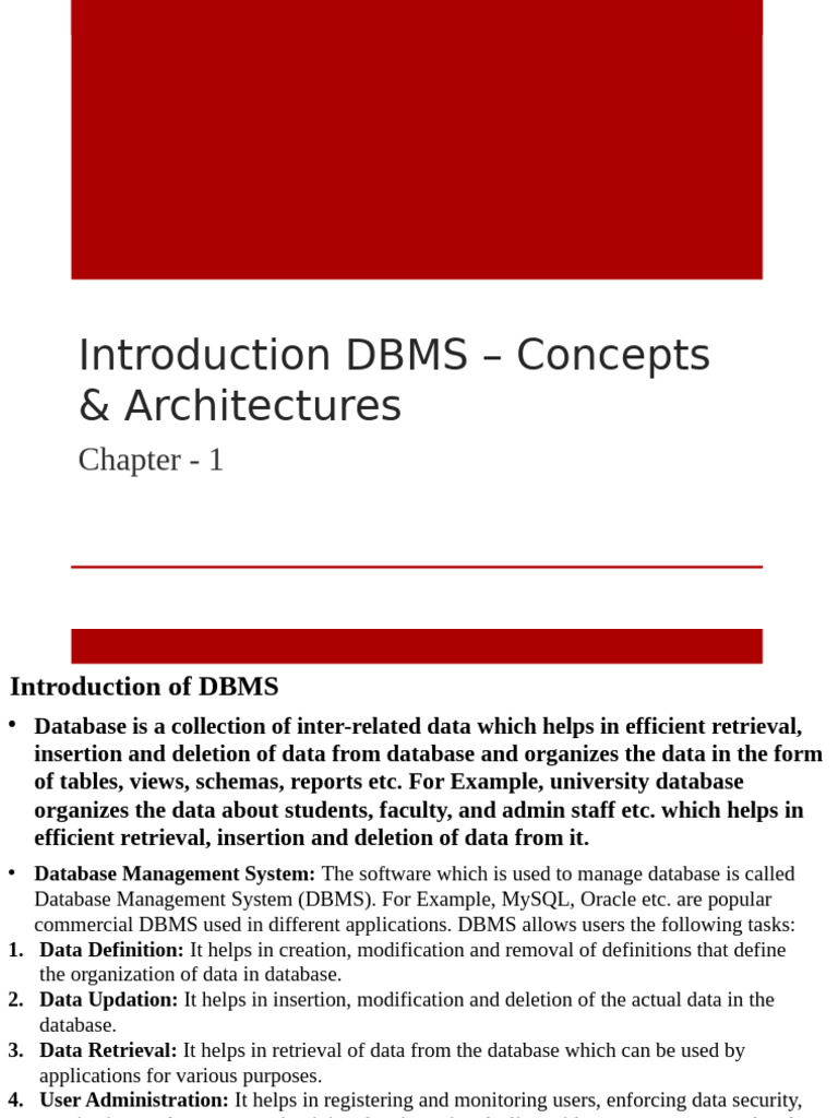 CH 1 | PDF | Databases | Conceptual Model
